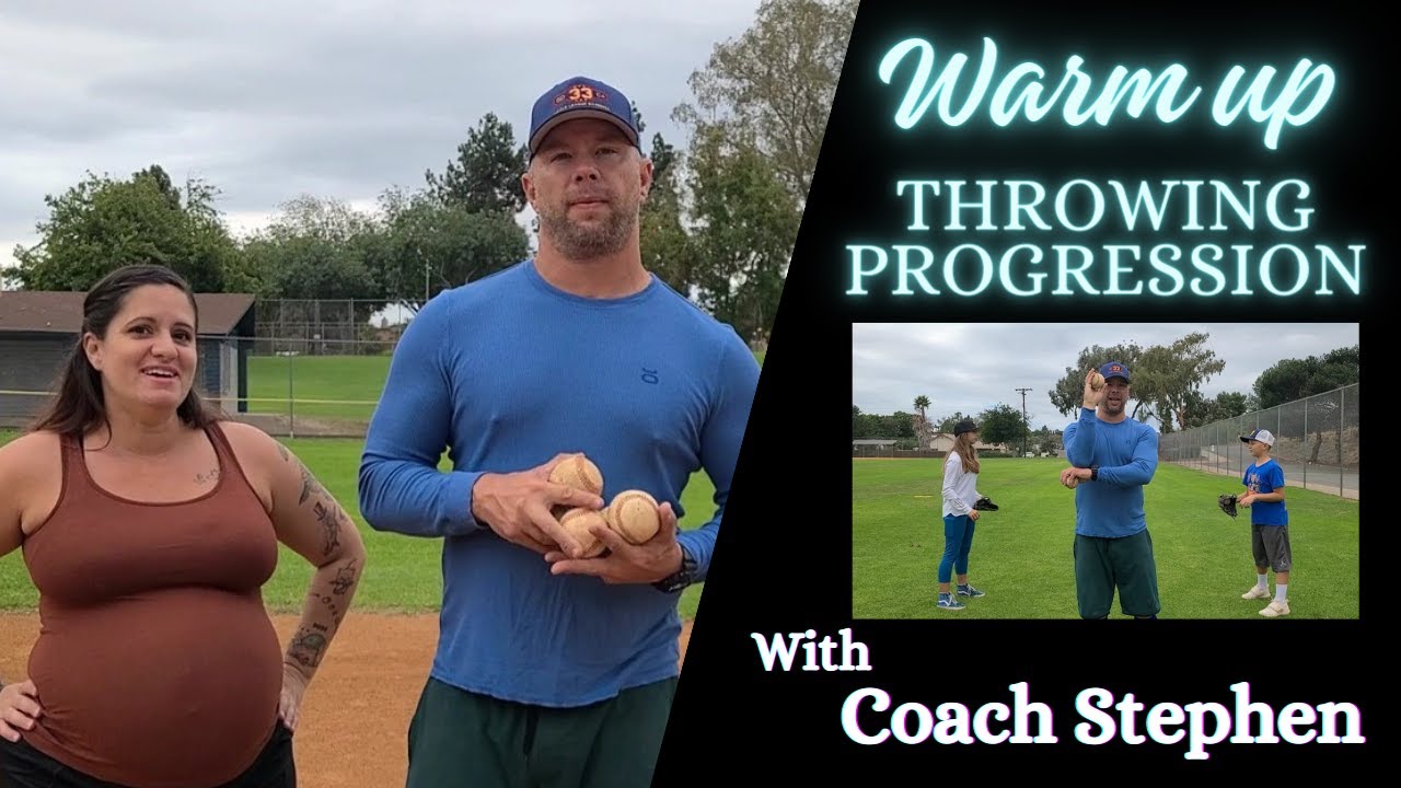 Warm up Throwing Progression Drill - YouTube