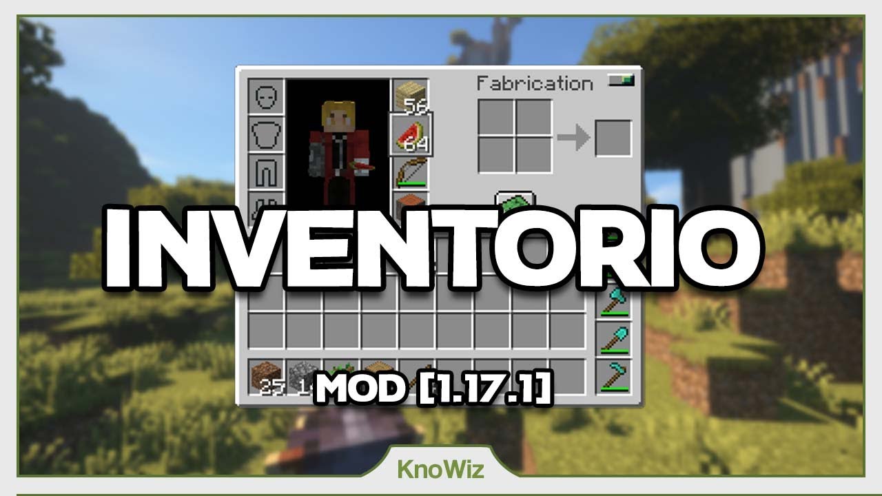 Inventorio - Présentation de mods Minecraft 1.17 [FR] - YouTube