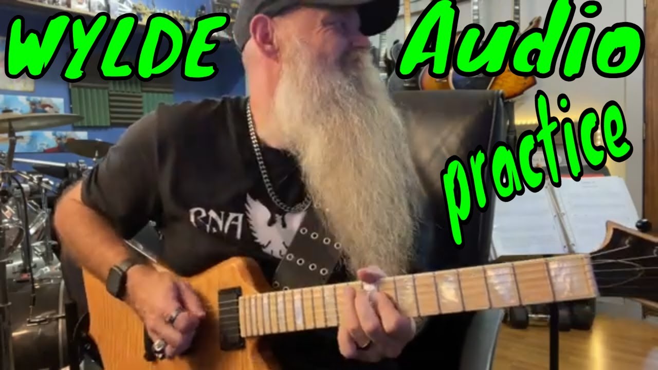 Gimme all your loving Solo Notes on Wylde Audio Blood Eagle Raw top ...