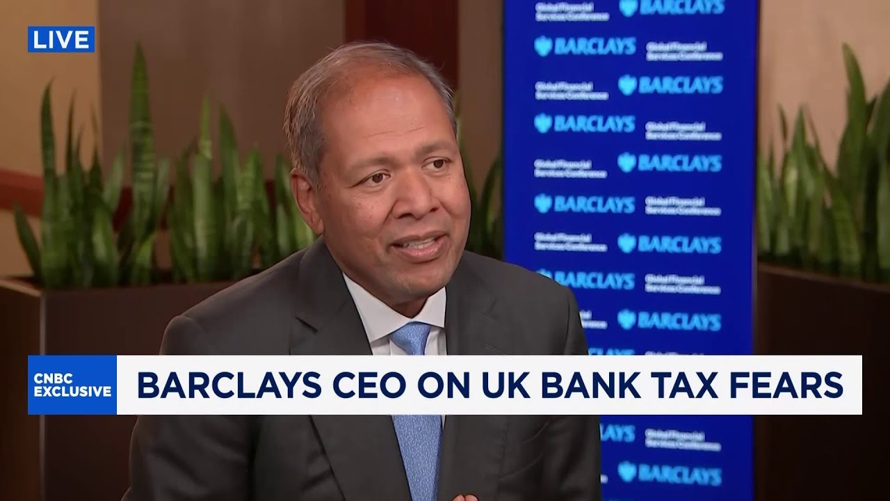 Full interview: Barclays CEO on UK bank tax fears - YouTube