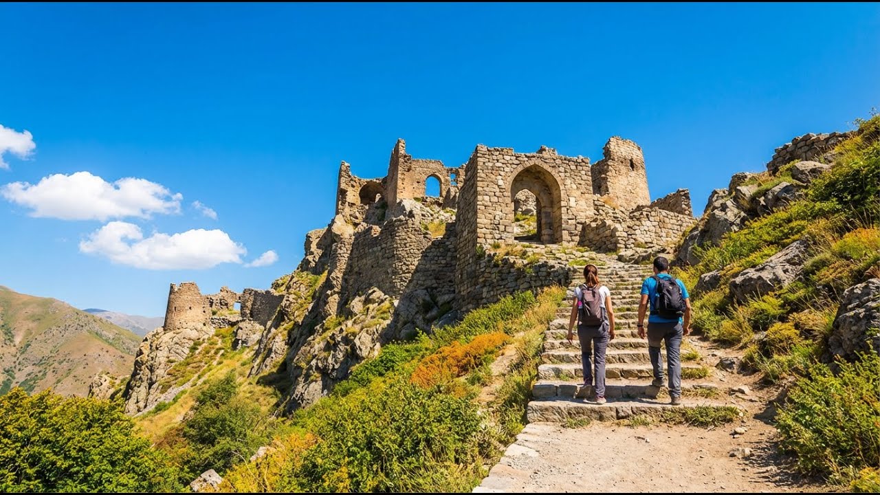 Babak Castle : One of the most famous historical castles in Iran - YouTube