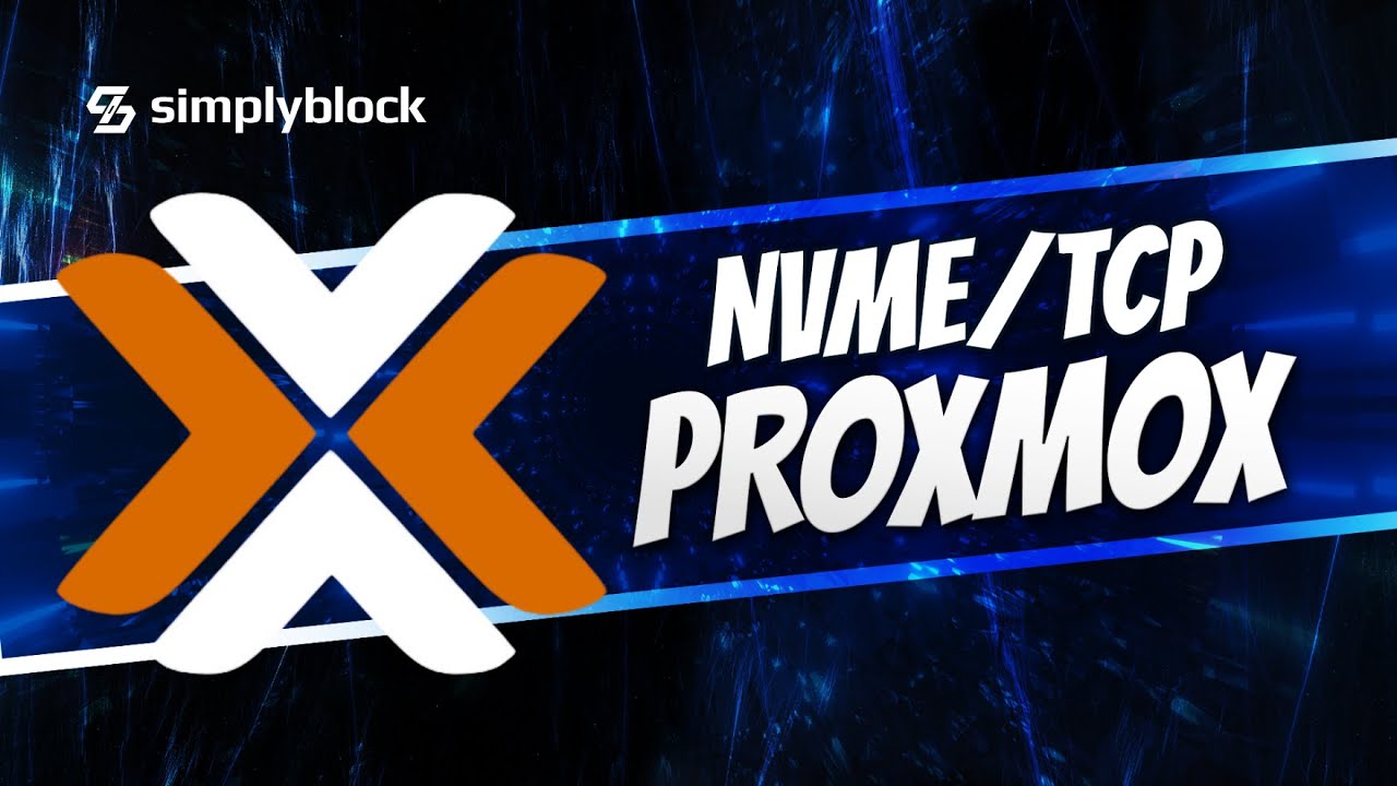 NVMe/TCP Proxmox Storage with Simplyblock - YouTube