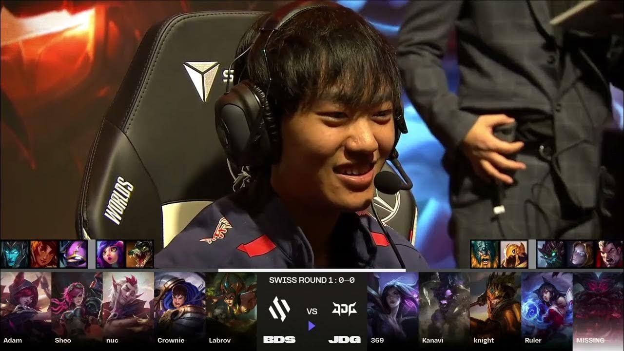 JDG vs BDS @ Worlds 2023 | Swiss fáze - YouTube