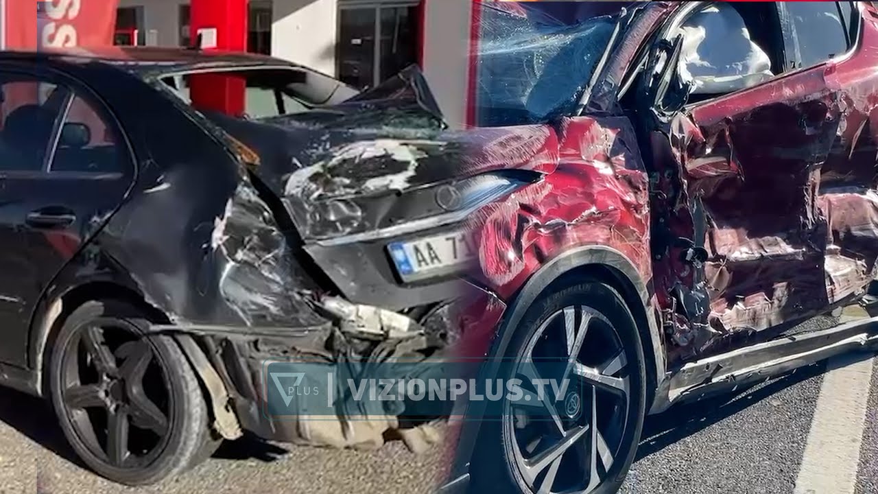 Tre të plagosur në aksident, automjetet u përplasën në aksin rrugor ...