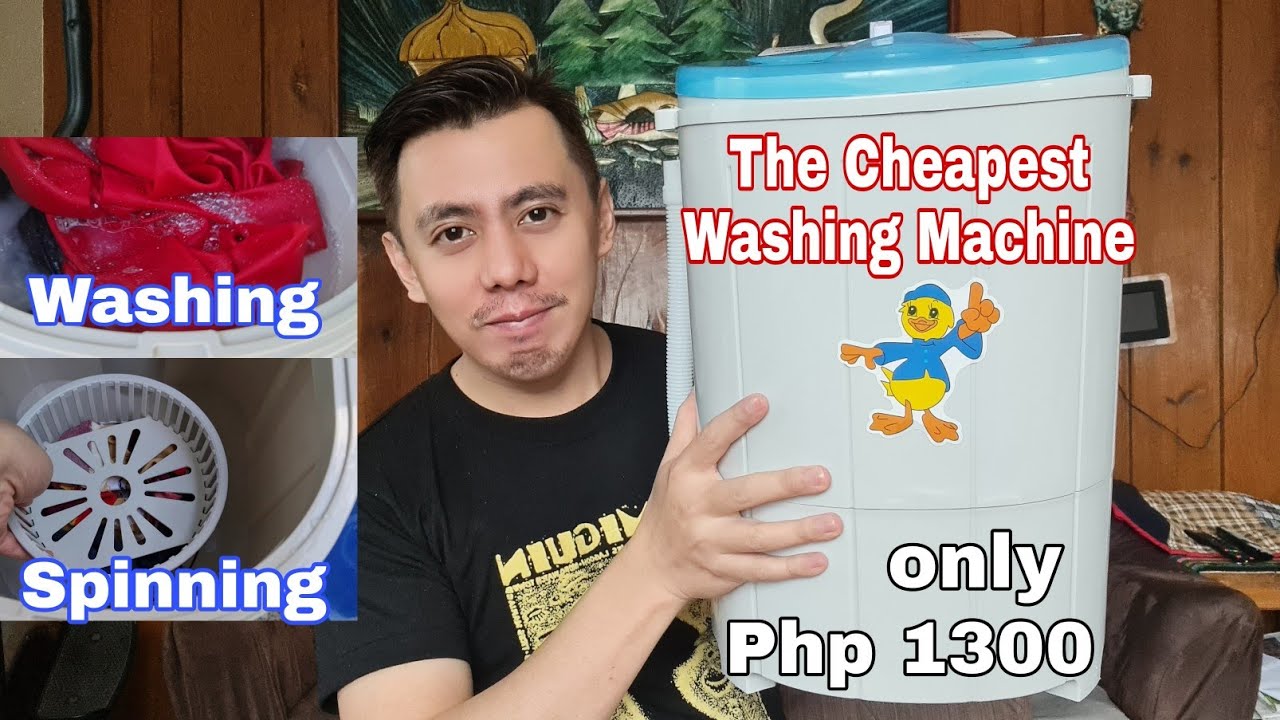 XPX 4.5 KG PORTABLE SEMI-AUTOMATIC MINI WASHING MASHINE WITH SPINNER ...