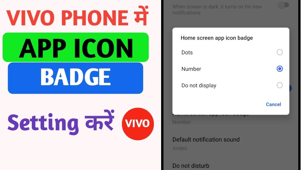 vivo show home screen app icon badge | show home screen app icon badge ...