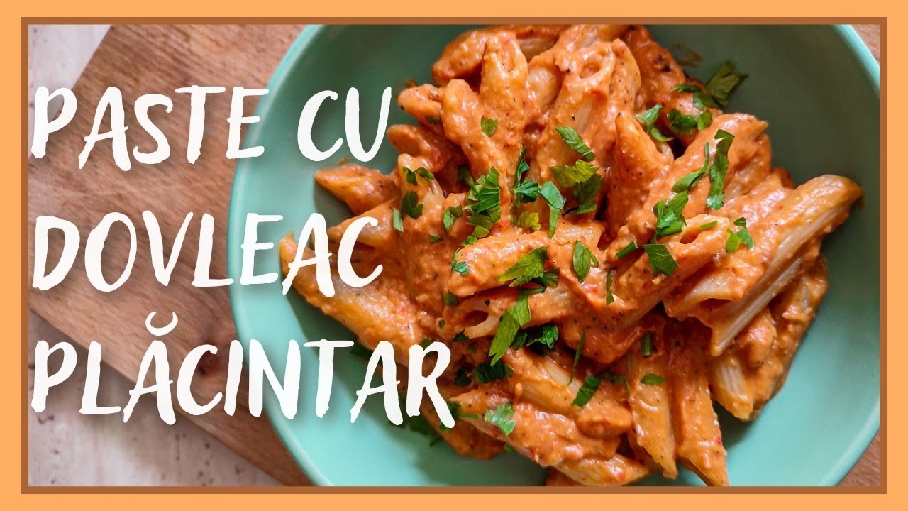 Paste cu sos cremos de dovleac plăcintar | Vegan de România - YouTube