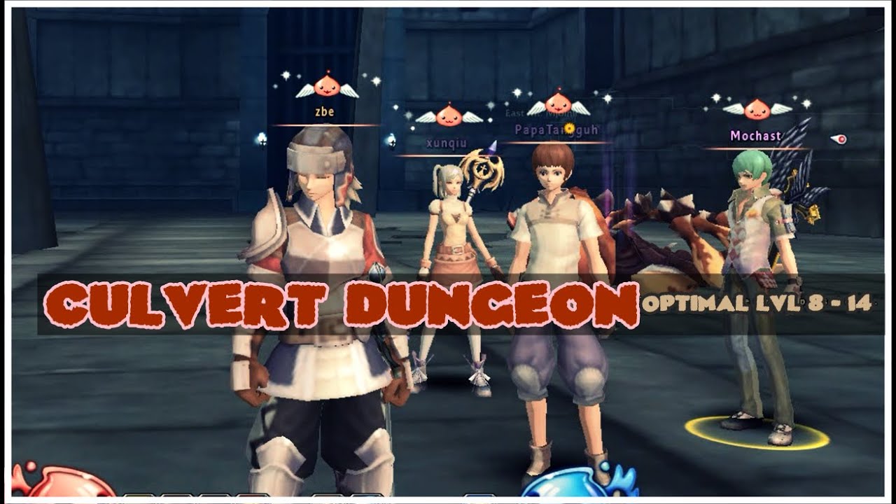 Dungeon : Culvert dungeon | Mt.Mjolnir | lvl 8 - 14 - YouTube