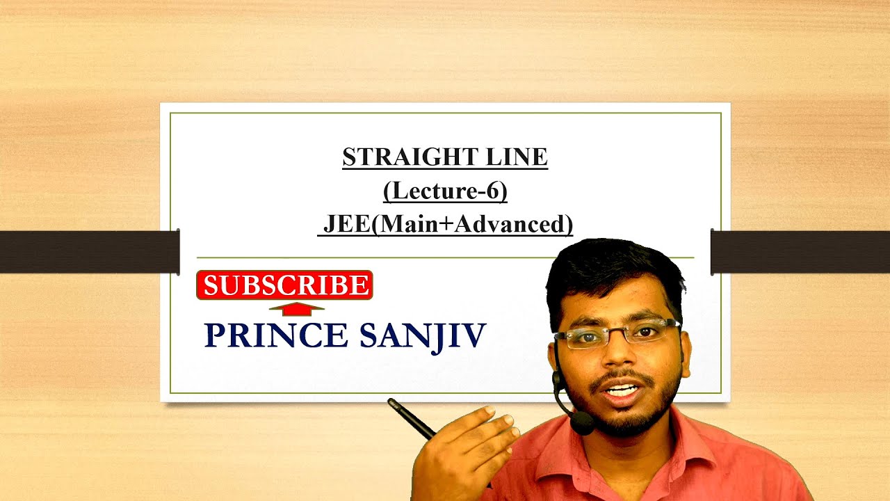 STRAIGHT LINE (Lecture-6) | STRAIGHT LINE class 11 | JEE Mathematics ...