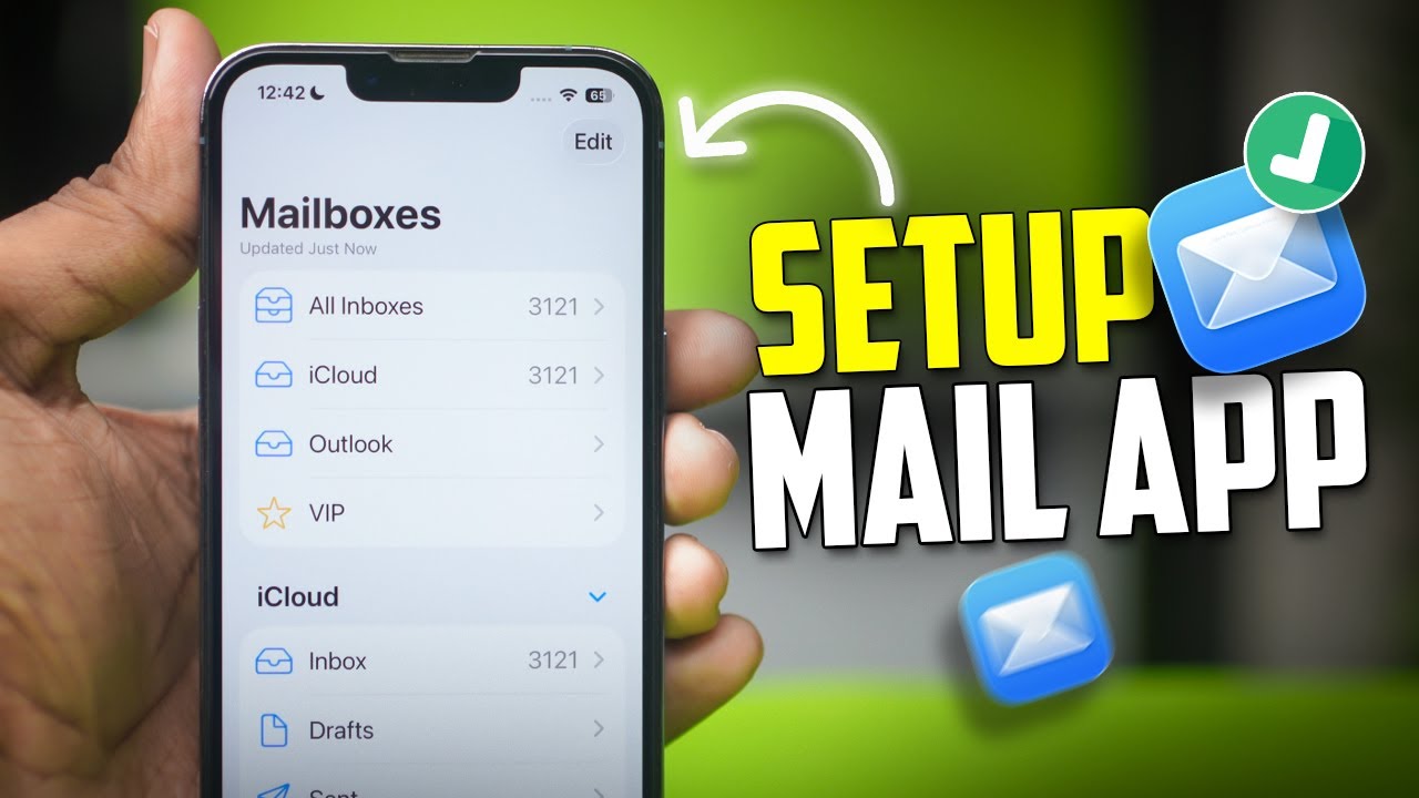 How to Set Up & Use Mail App on iPhone! iPhone Email Setup - YouTube