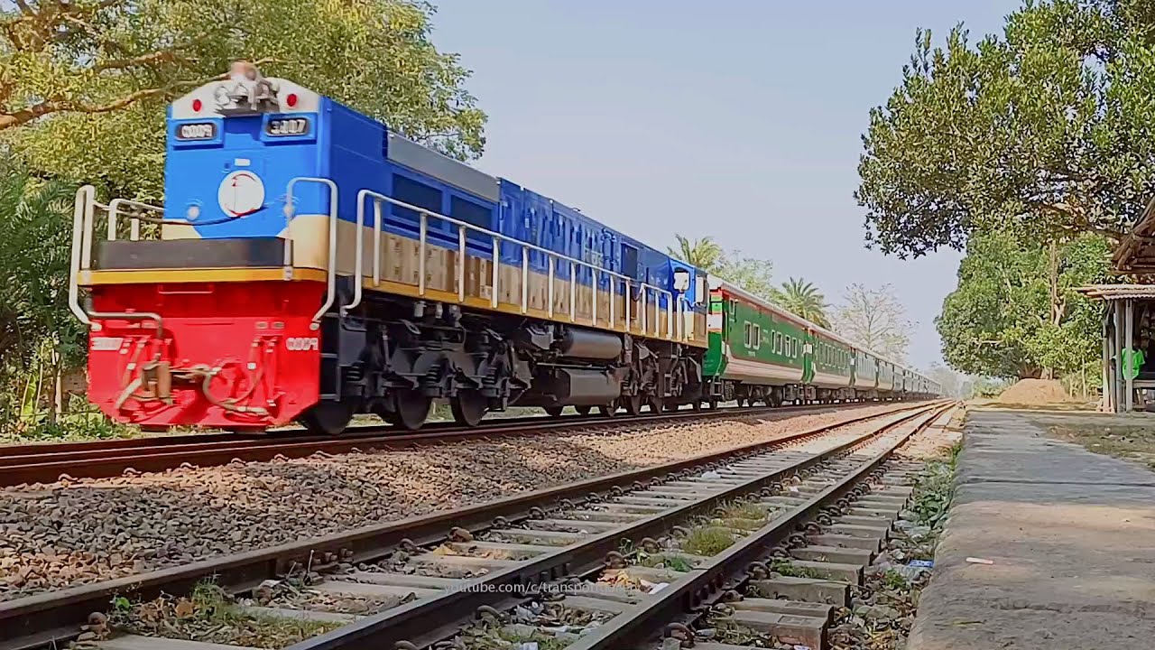 Local & Intercity Trains of Bangladesh Railway || Old Vs New Locomotive ...