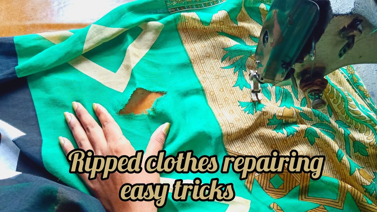 here is the easiest way to fix your ripped clothes | old clothes ...