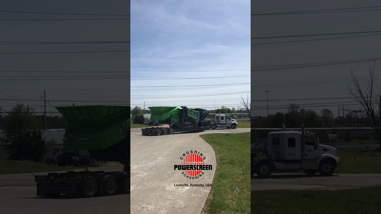 EvoQuip Colt 1600 Track Screener leaving out. - YouTube