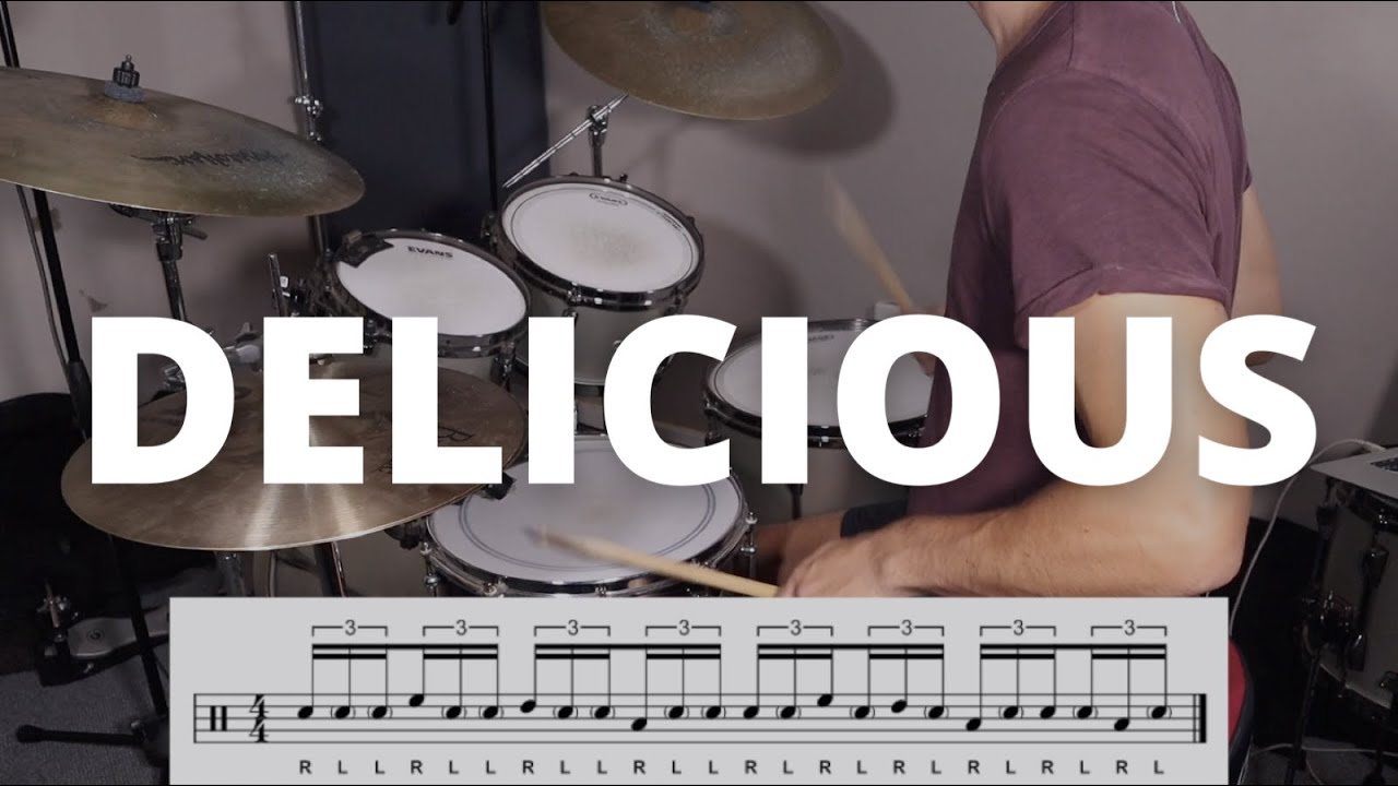 3 DELICIOUS Triplet Drum Fills - Quick Drum Lesson - YouTube