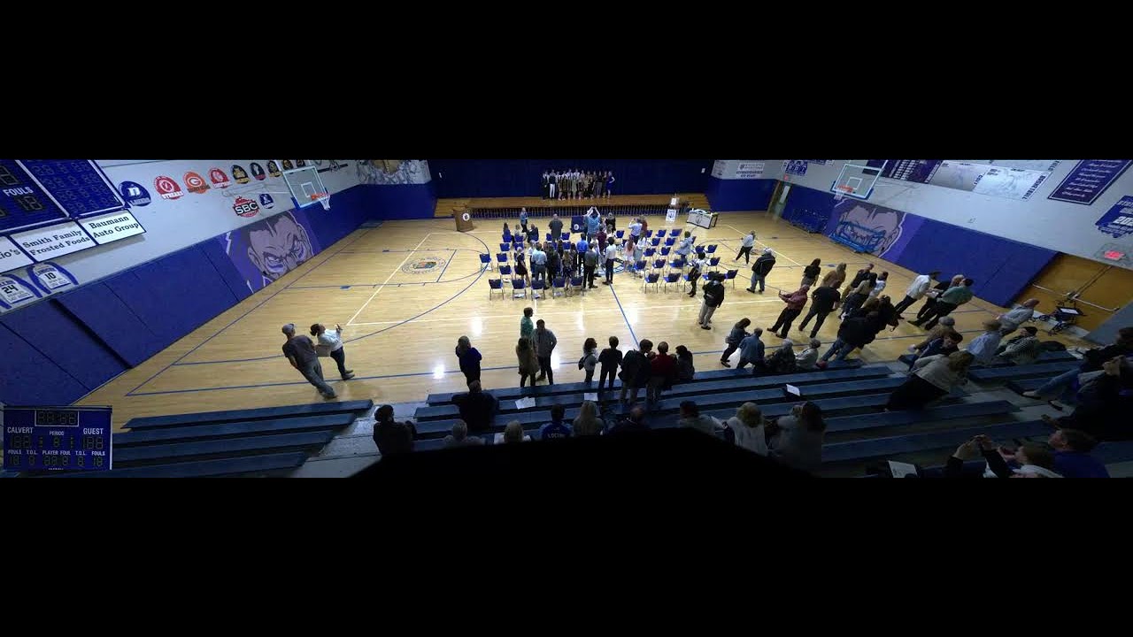 Calvert vs New Riegel High School Girls' Varsity Basketball - YouTube