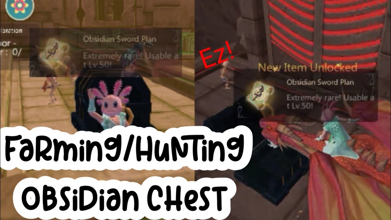 Hunting/Farming Obsidian Chest | very easy!! | Utopia Origin - YouTube