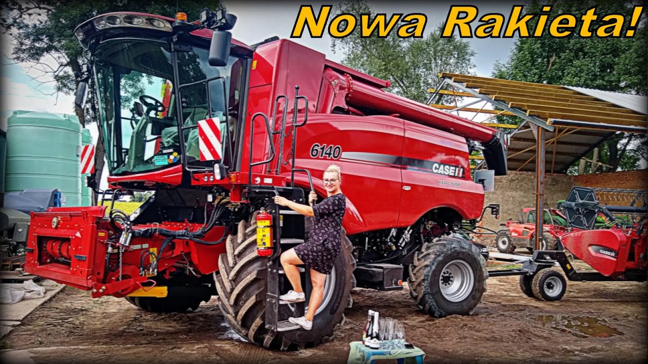 Nowy Nabytek 2021 - Kombajn Zbożowy Case Axial-Flow 6140 & 7.6M Vario ...
