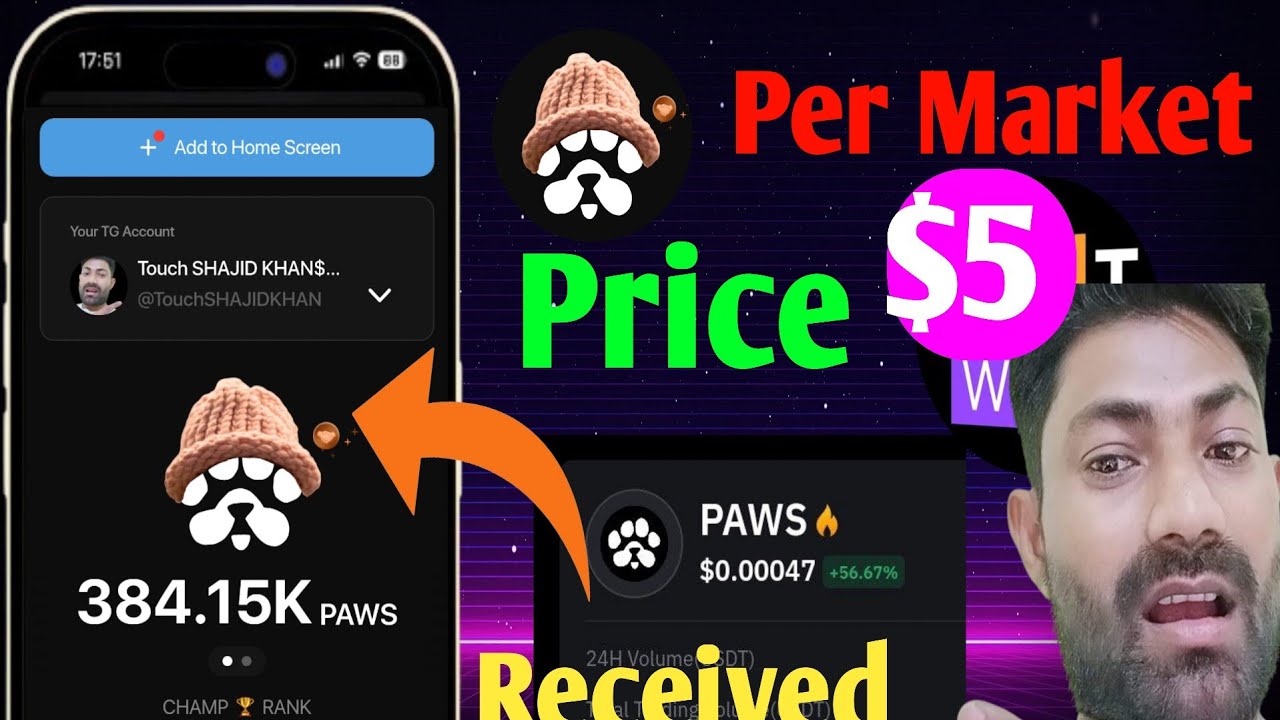paws airdrop eligibility Solnan OG | paws Coin Per Market Price $5 ...