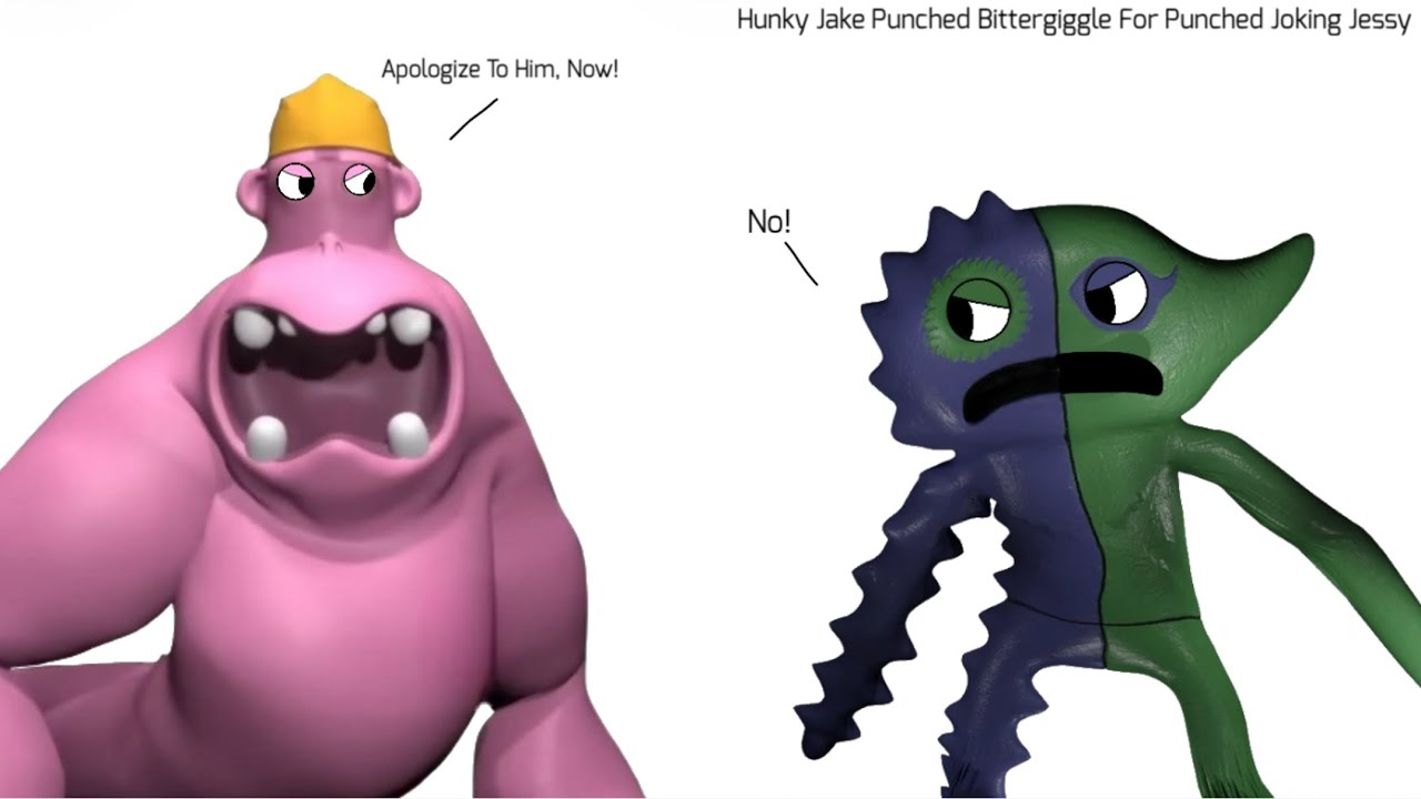 Hunky Jake Punched Bittergiggle For Puched Joking Jessy (Garten Of ...