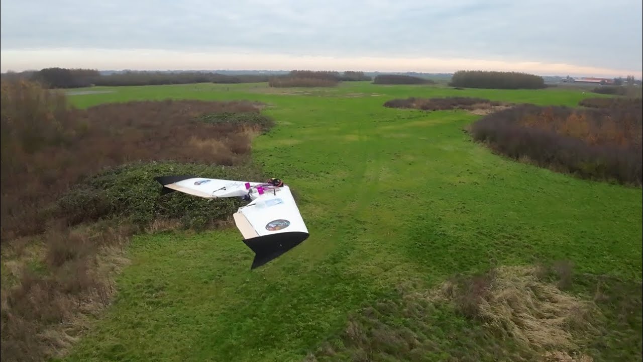 Fpv drone chasing a Delta Wing - YouTube
