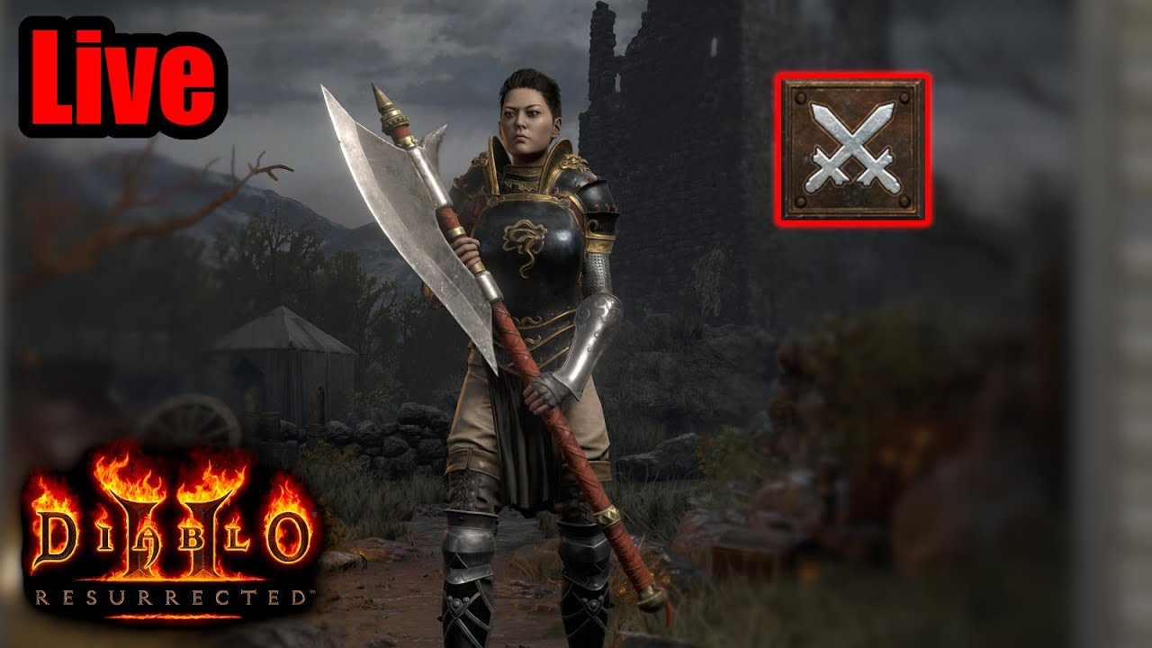 ...and my glorious Axe! 2-handed Melee Zeal Assassin Diablo 2 ...