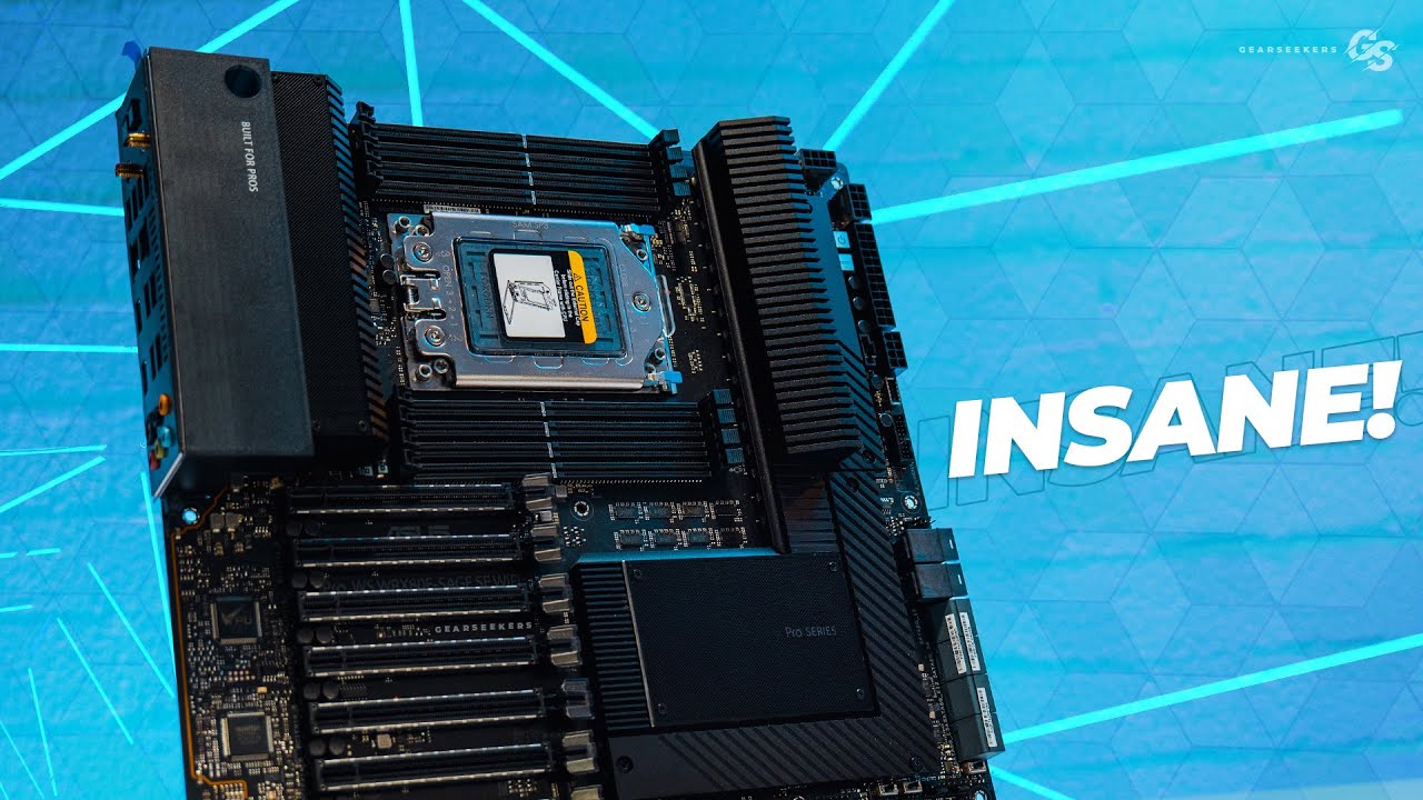 You want this - ASUS Pro WS WRX80E-SAGE SE WIFI Overview - YouTube