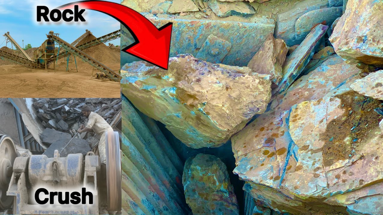 Satisfying JAW CRUSHER in Exclusive Action * HEAVY Rock Crusher in ...