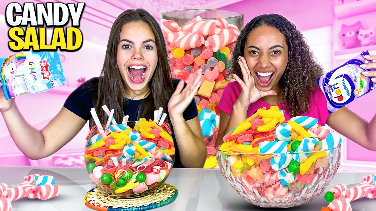 QUEM FAZ A MELHOR CANDY SALAD!! - YouTube