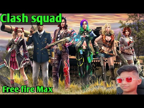 free fire max CLASH Squad four player - YouTube