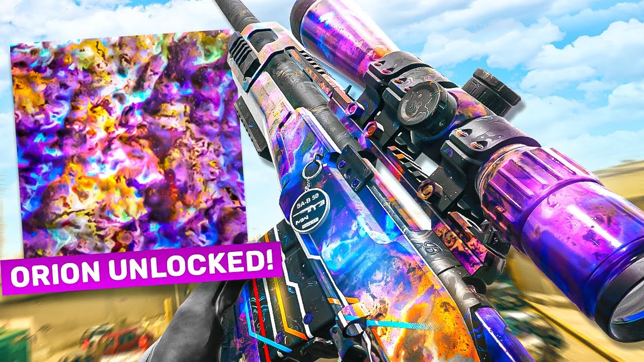 I UNLOCKED ORION CAMO IN TIME FOR WARZONE 2.0 - YouTube