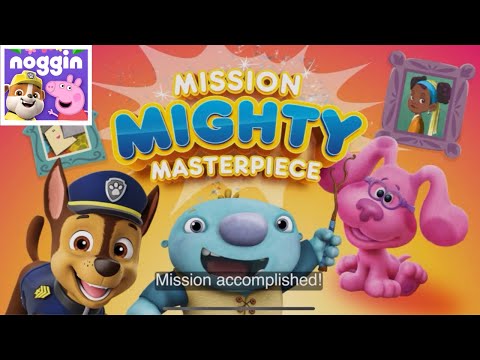 Noggin Kids Game (Paw Patrol Mission Mighty Masterpiece) - YouTube