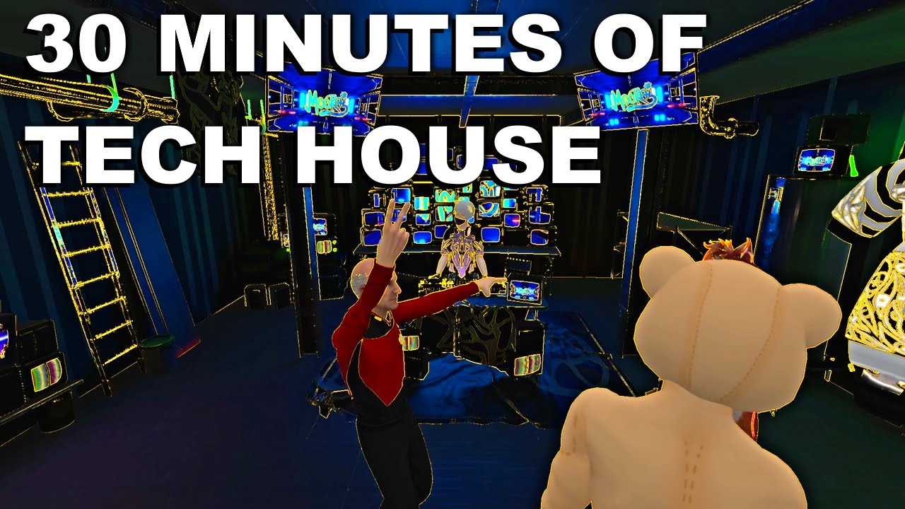 I PLAYED 30 MINUTES OF TECH HOUSE AT A VRCHAT RAVE - YouTube