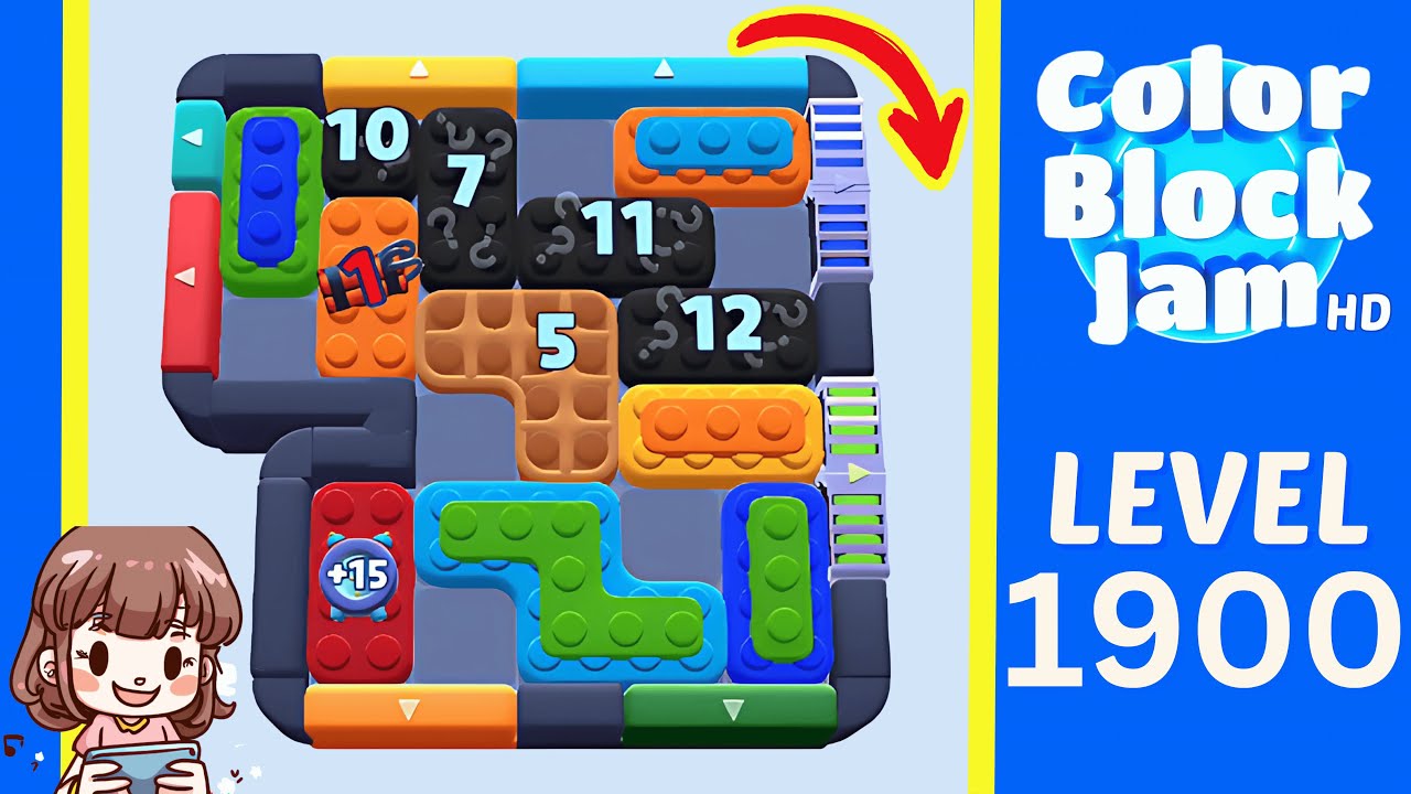 Color Block Jam Level 994 (1900) Solution Walkthrough - YouTube
