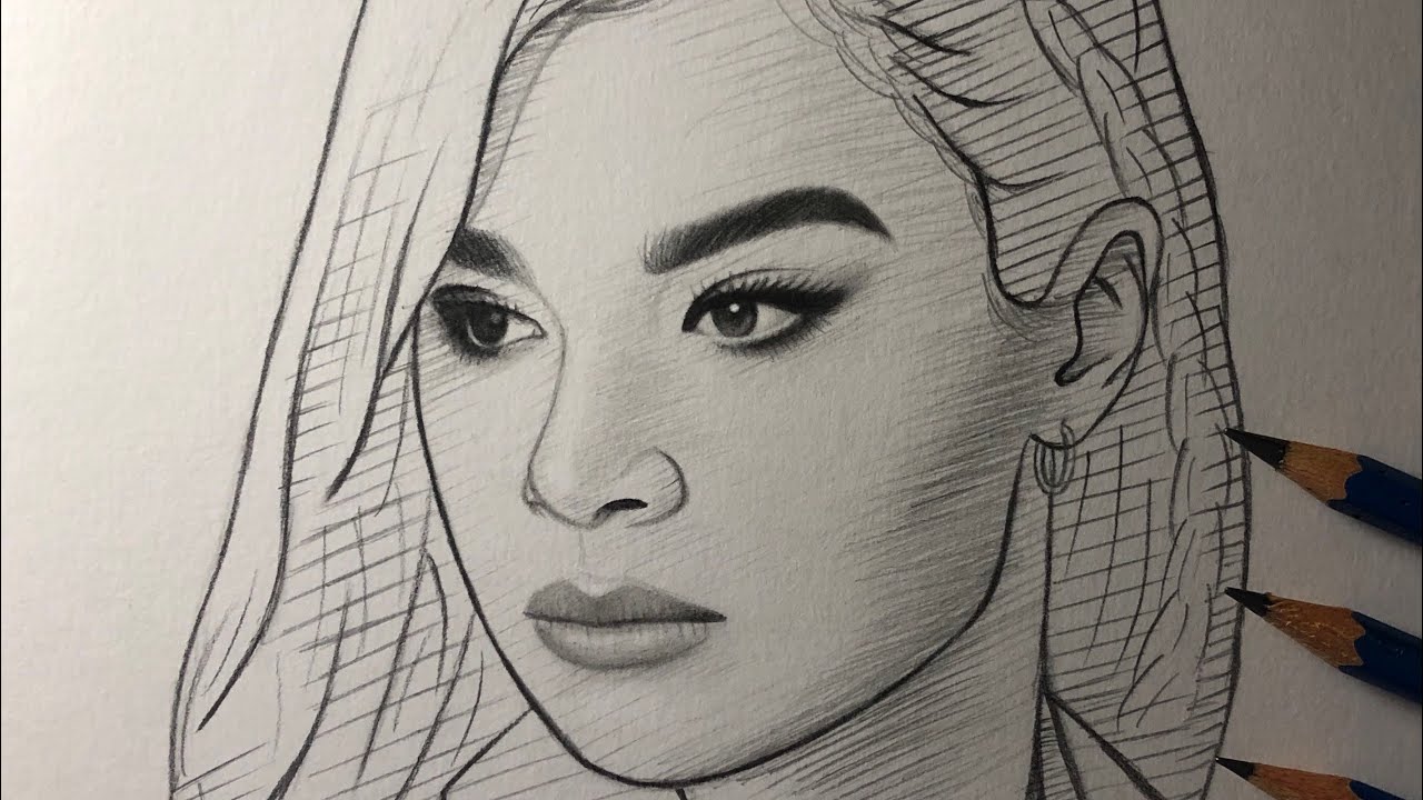 Hailee Steinfeld drawing - YouTube