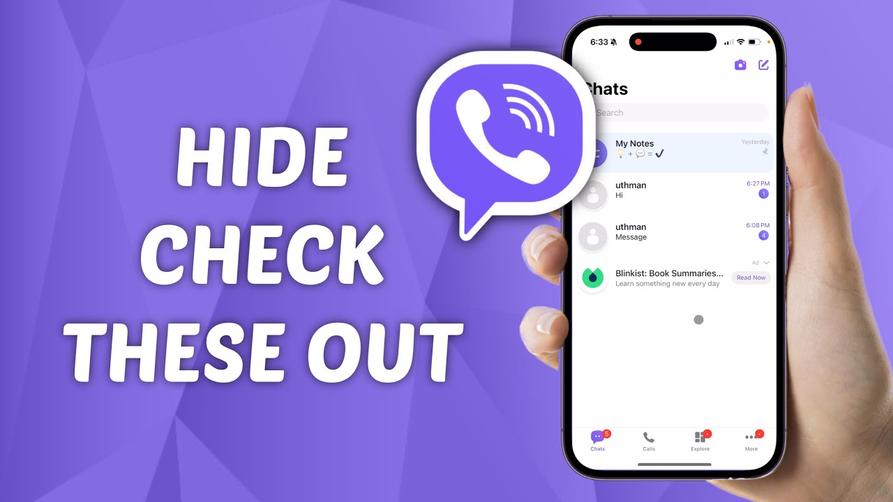 How to Hide Check These Out on Viber - YouTube