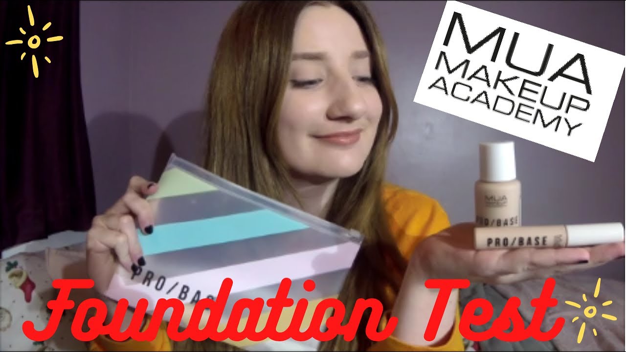 Foundation Test : MUA Pro Base Foundation & Concealer #104 - YouTube