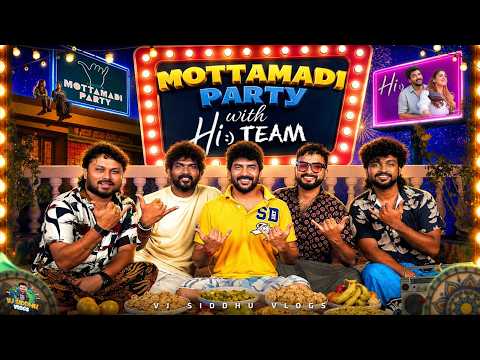 Bu 3 kişi Normal İnsanlar değiller😨 | Mottamadi Parti | VJ Siddhu Vlogları