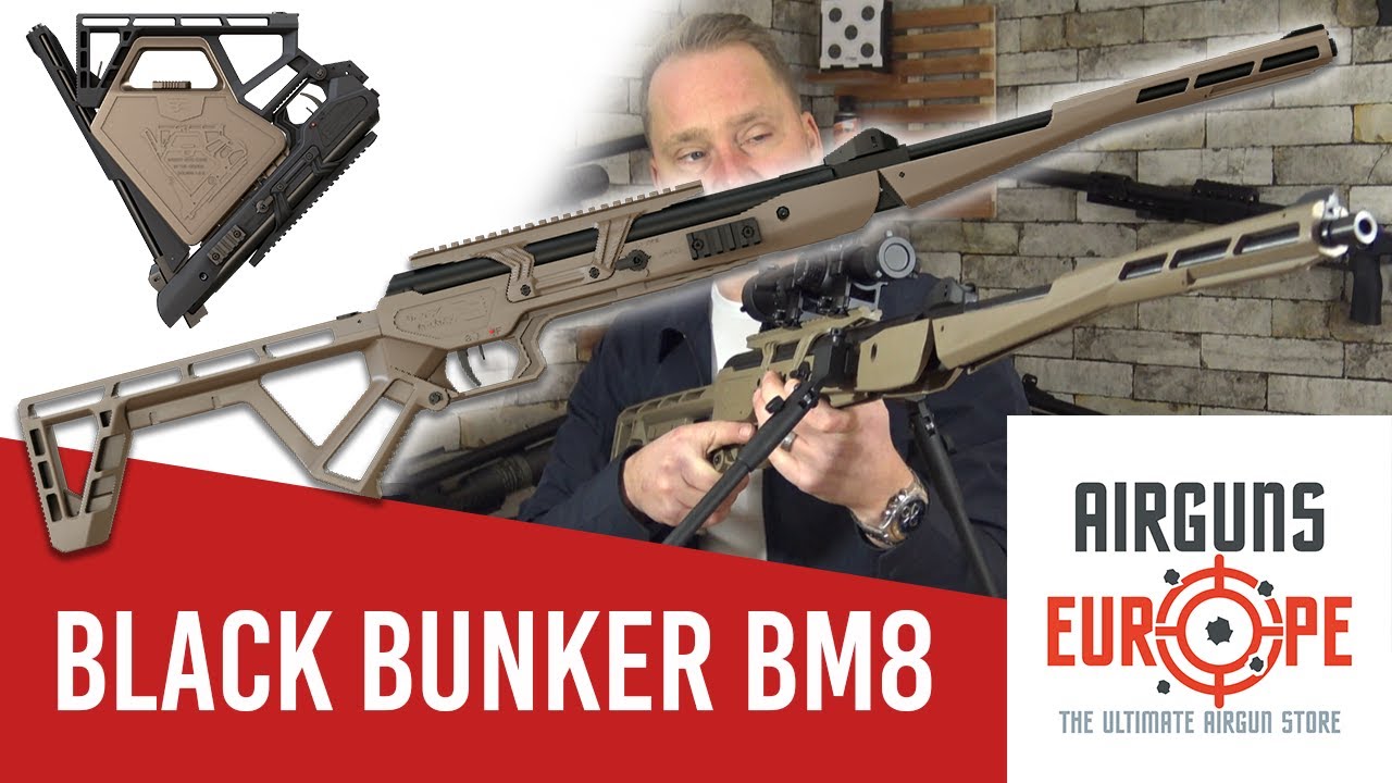 Black Bunker BM8 Folding Airgun - YouTube