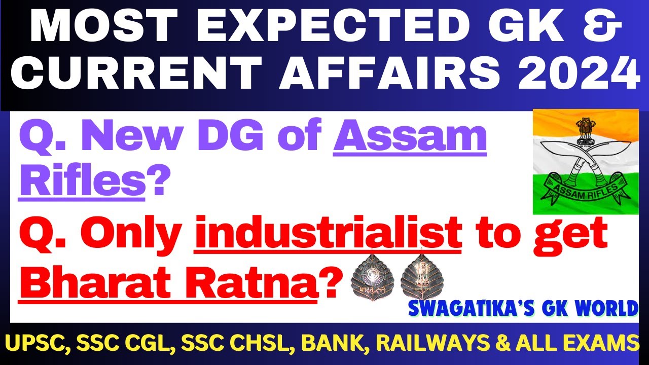 MOST EXPECTED GK AND CURRENT AFFAIRS | IMPORTANT GK QUESTIONS ...