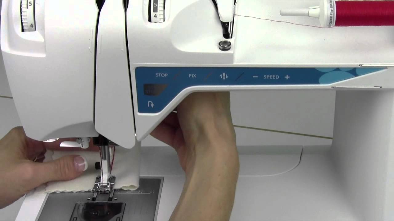 Husqvarna Viking Opal 650 19 Reverse & Permanent Reverse - YouTube