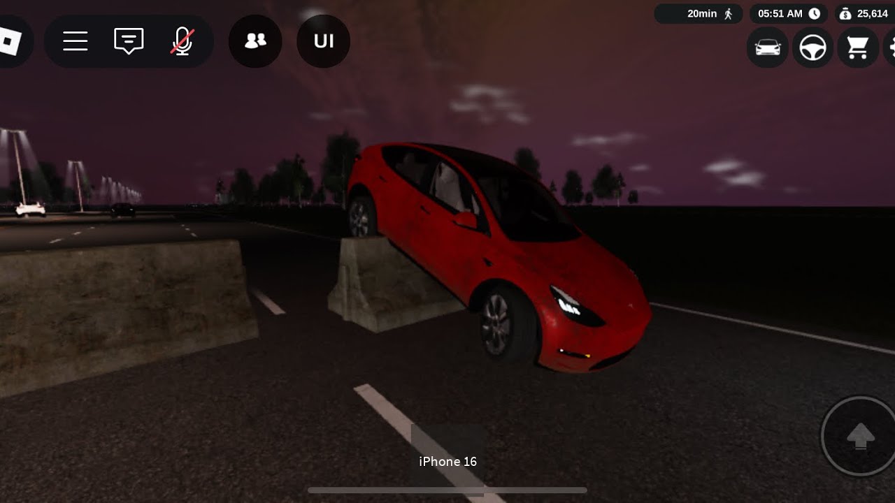 Tesla simulator Roblox - YouTube