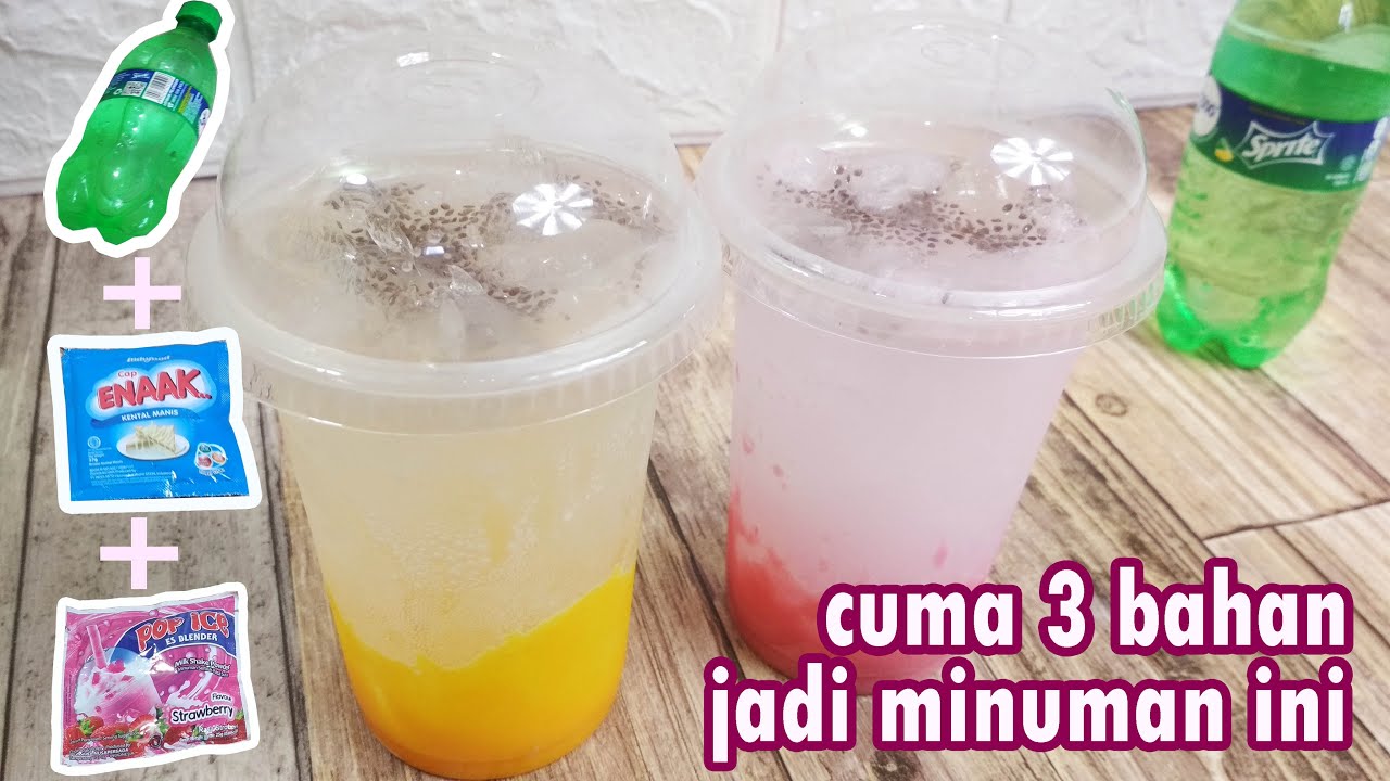 Minuman simple cuma 3 bahan - Pop Ice Sprite - YouTube