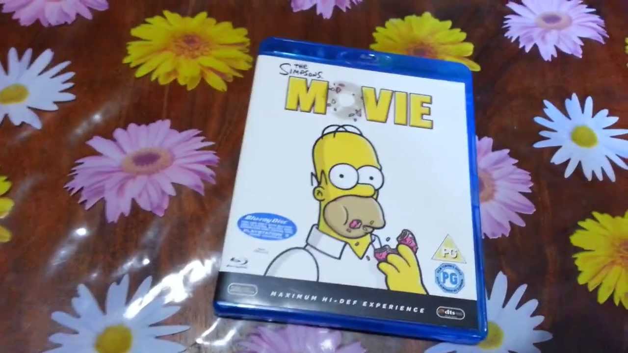 The Simpsons Movie Blu-ray Unboxing - YouTube