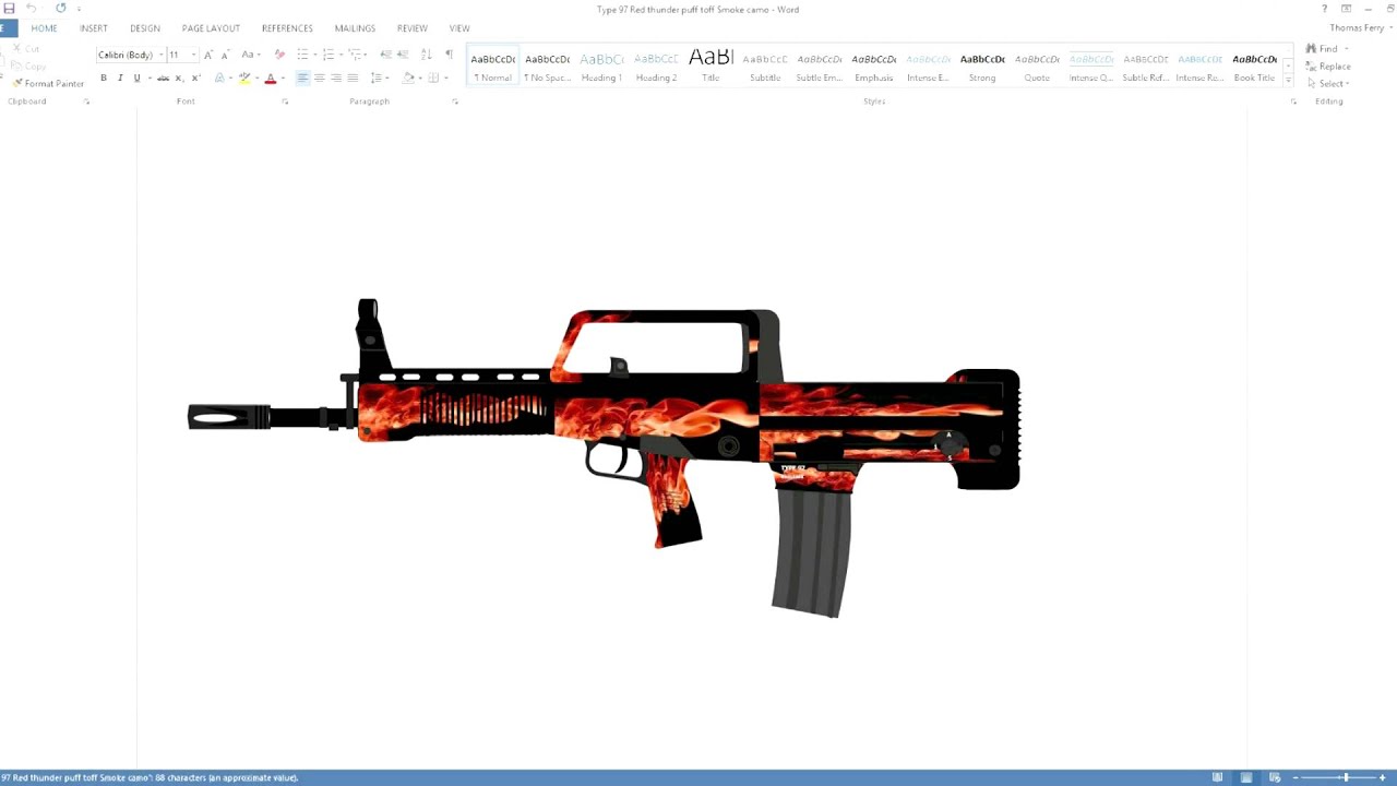 microsoft word guns part 5 - YouTube