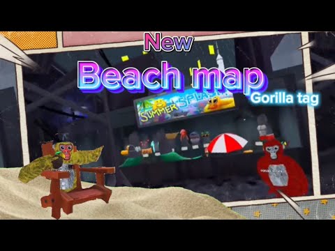 New beach map (gorilla tag ) - YouTube