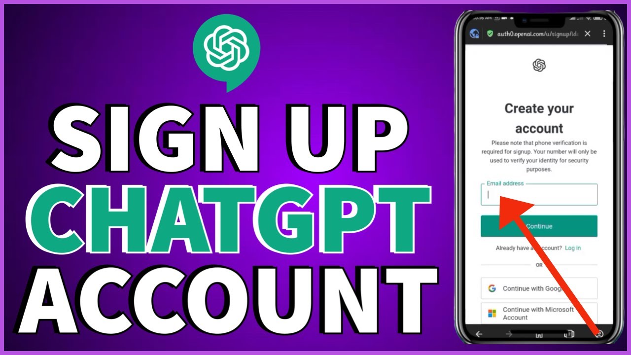 How to Create an Account on ChatGPT 2023? ChatGPT Sign Up - YouTube