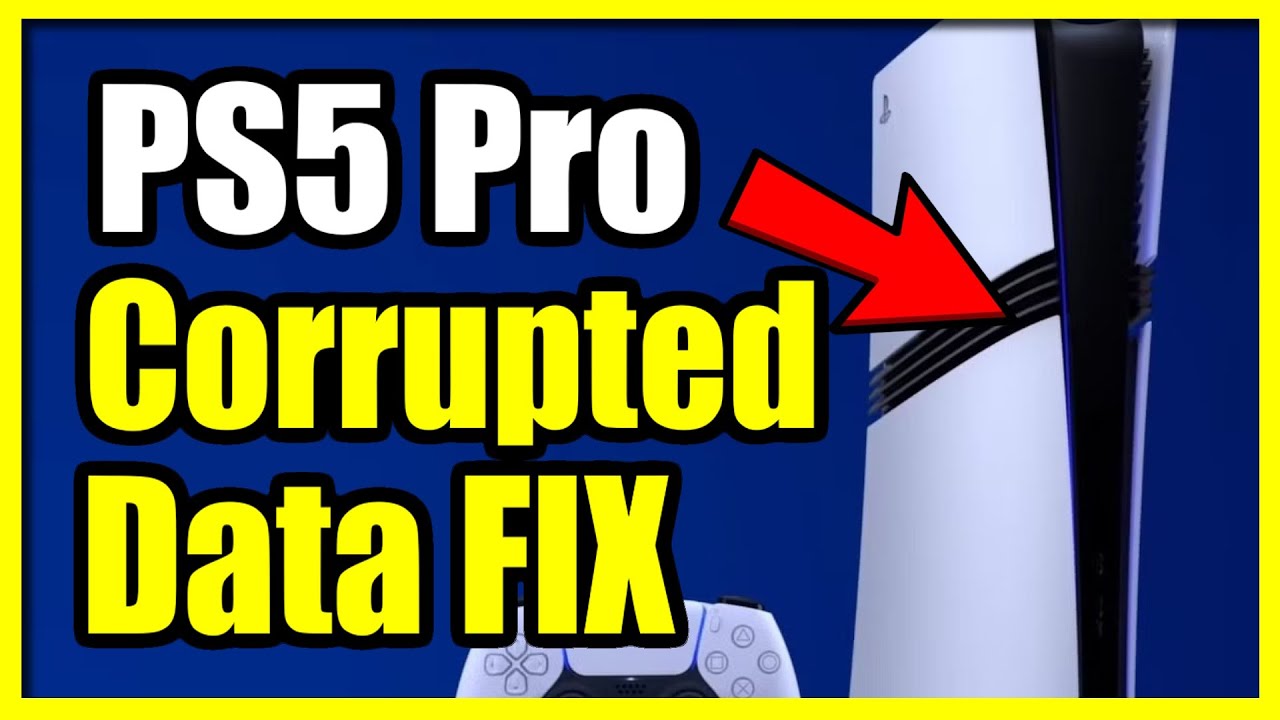 How to Fix Corrupted Data & Games on PS5 Pro (Easy Tutorial) - YouTube