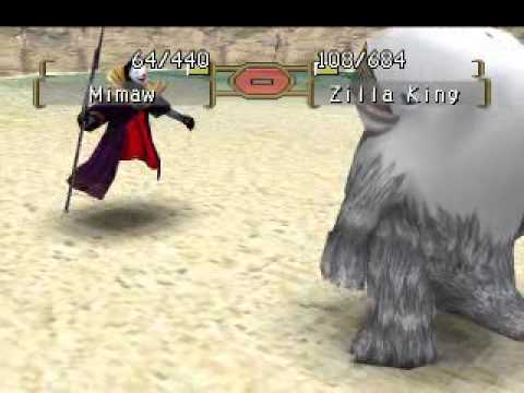 Monster Rancher 2- Mimaw vs Zilla King - YouTube