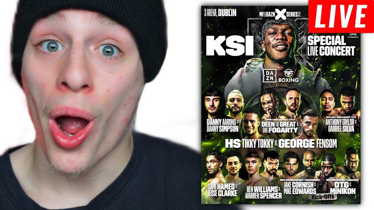KSI's Misfits 17 LIVE Watch Party - YouTube
