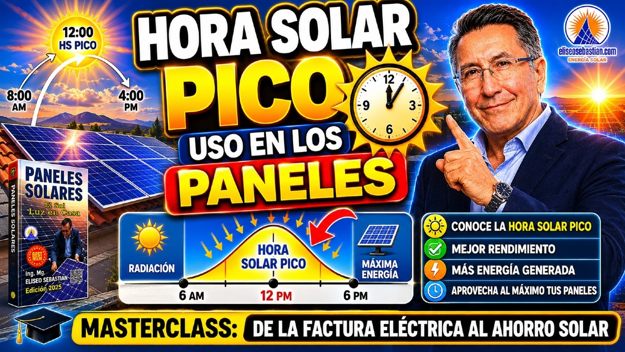 🟡 Hora Solar Pico uso en los Paneles Solares Fotovoltaicos 🔥 https ...